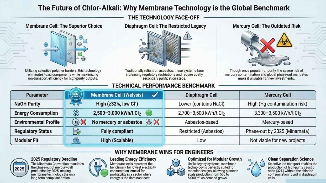 Ion Exchange Membrane Technology in Chlor-Alkali Plants